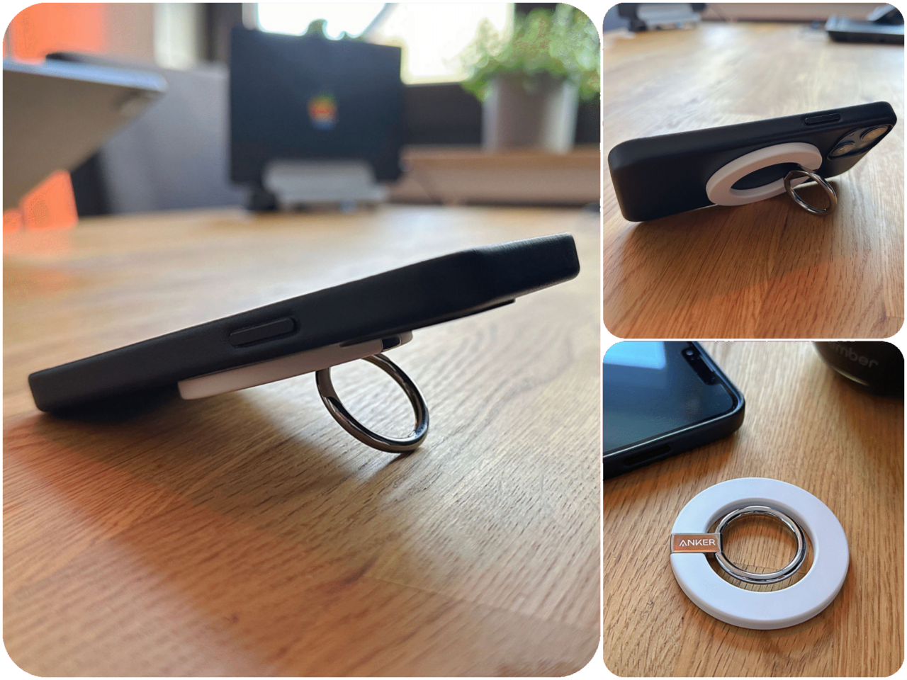 Magnetische Ringhalterung von Anker - iPhone via MagSafe halten und ...