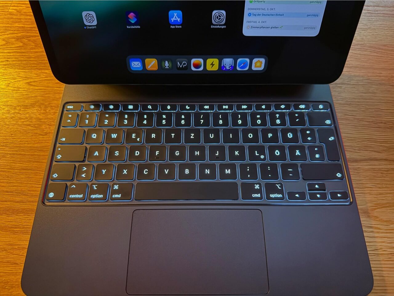 Das neue Magic Keyboard für das M4 iPad Pro